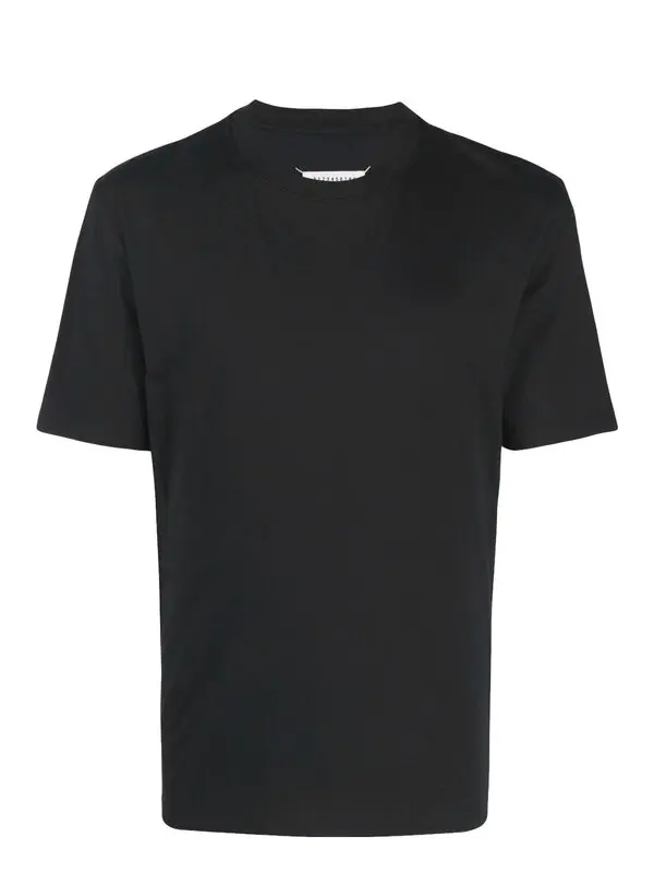 MAISON MARGIELA Crew-neck Cotton T-shirt - Black