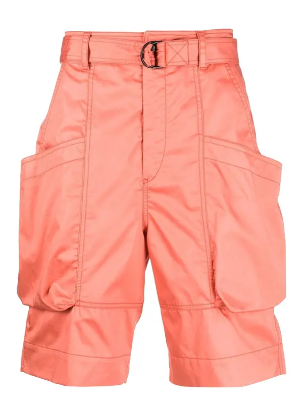 MARANT Belted Cargo Shorts - Pink