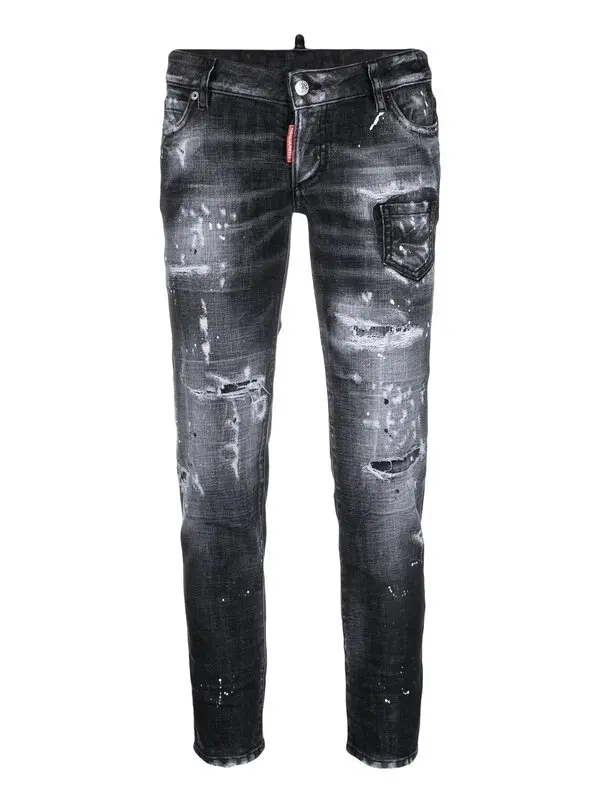 Dsquared2 Jennifer Cropped Jeans - Grey