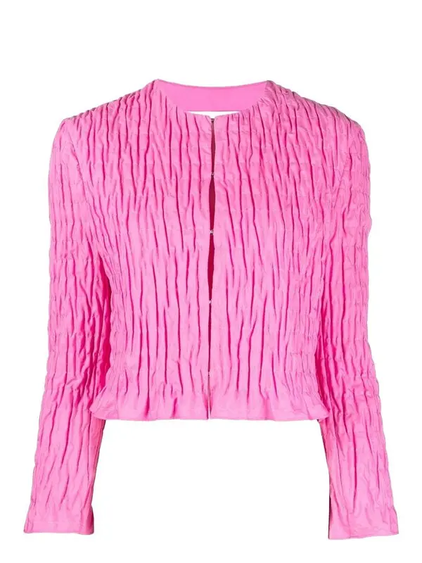 MSGM Ruffle-detail Blouse - Pink