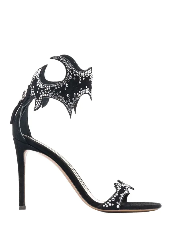 Alexandre Vauthier Betsy Embellished Sandals - Black