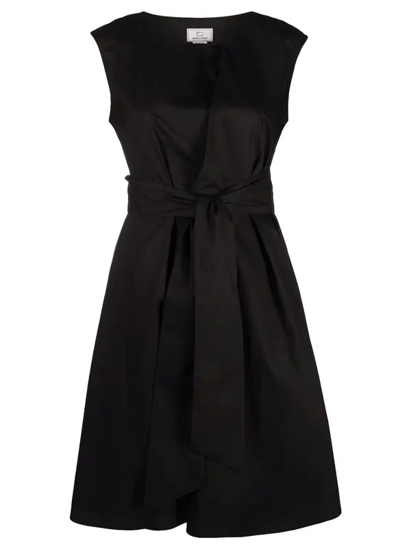 Woolrich Waist-tie A-line Dress - Black