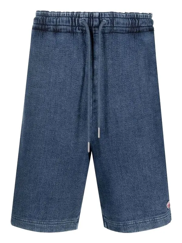 DIESEL® D-boxy Track Denim Shorts - Blue