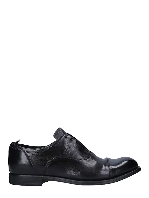 Officine Creative Chronicle Leather Derby Shoes - Black