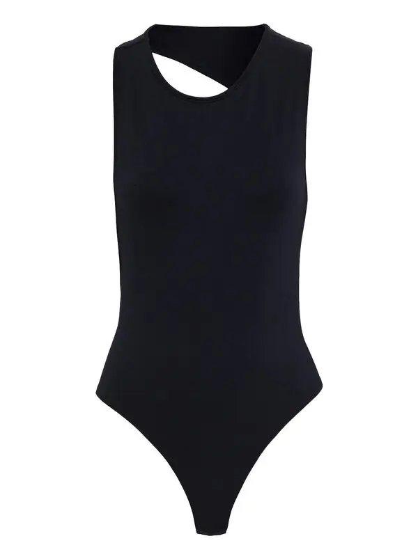 SIMONMILLER Cutout Stretch-jersey Bodysuit - Black
