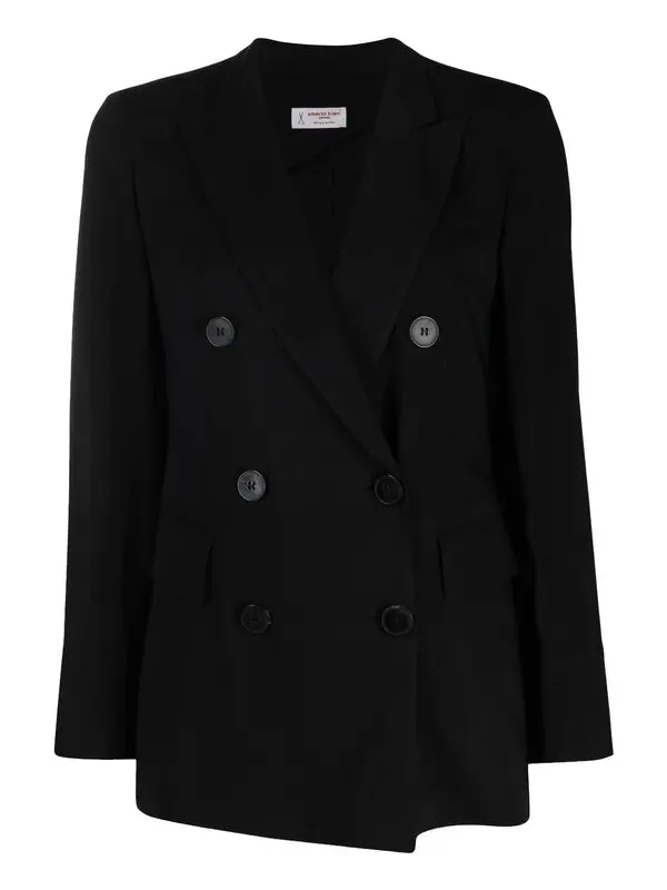 Alberto Biani Double-breasted Blazer - Black