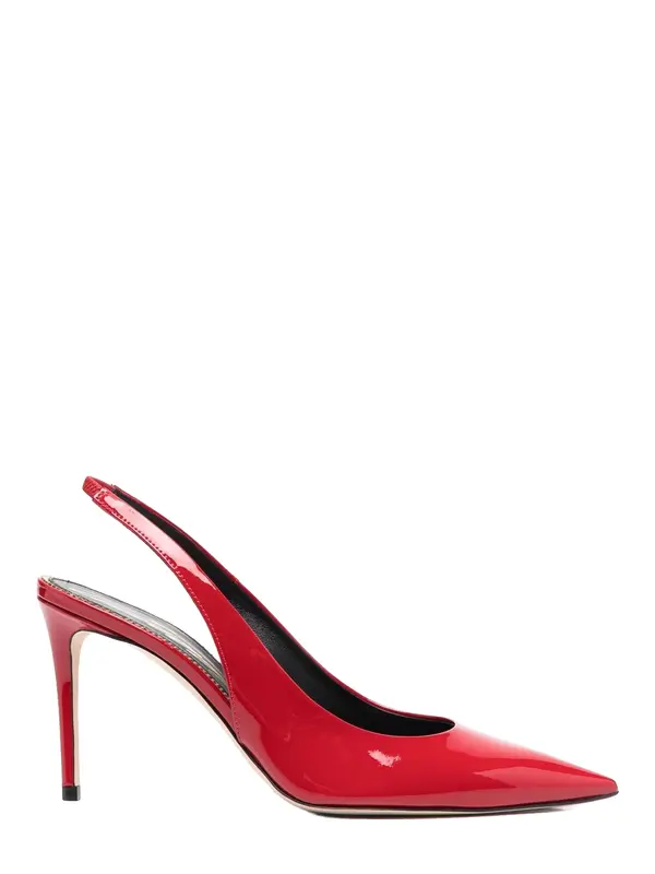 SCAROSSO X Brian Atwood Sutton Slingback Pumps - Red