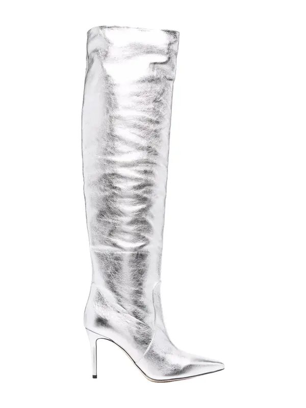 SCAROSSO X Brian Atwood Carra Boots - Grey