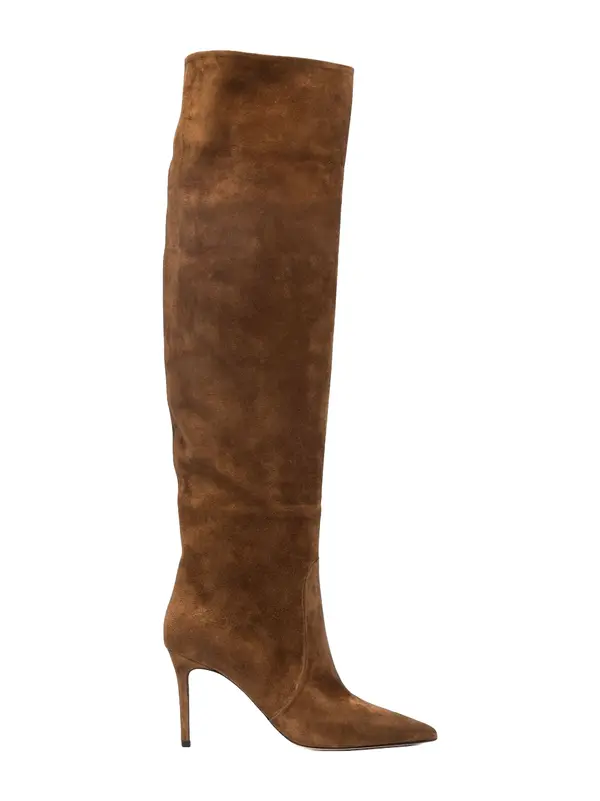 SCAROSSO X Brian Atwood Carra Boots - Brown