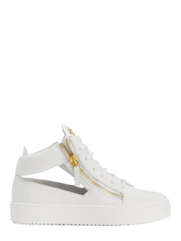GIUSEPPE ZANOTTI Kriss Cut-out Sneakers - White