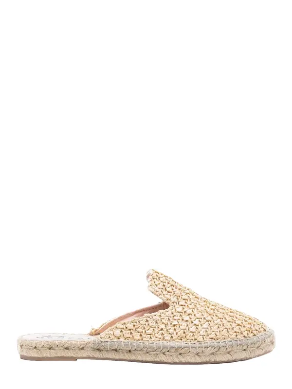 Manebí Raffia Slip-on Espadrilles - Neutrals