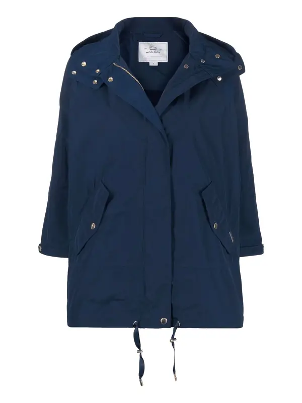Woolrich Concealed Hooded Parka - Blue