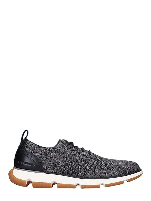 Cole Haan 4 Zerogrand Stitchlite Wool Knit Oxford Trainers - Grey