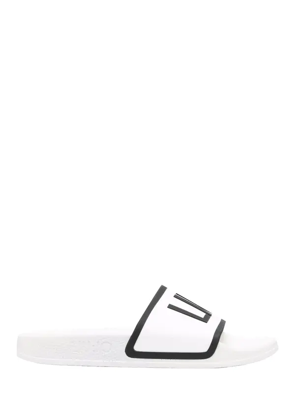 Liu Jo Kos 2 Logo-print Slides - White