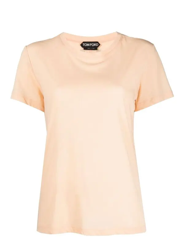 TOM FORD Short-sleeve Cotton T-shirt - Neutrals