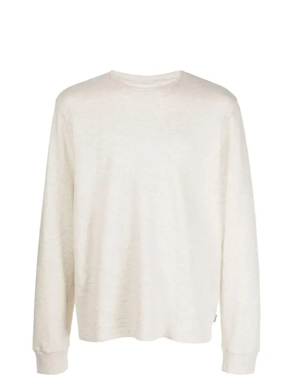FRAME Crewneck Cotton Sweatshirt - Neutrals