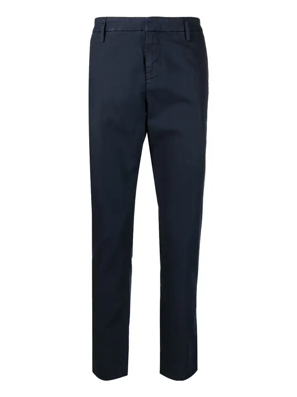 DONDUP Mid-rise Slim-cut Chinos - Blue