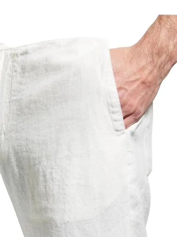 Vince Apos;s Lightweight Hemp Pants - Bone