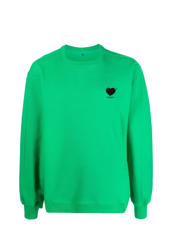 ADER ERROR Logo-print Sweatshirt - Green