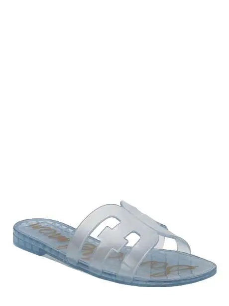 Sam Edelman Bay Jelly Slide Sandal - Azure Blue