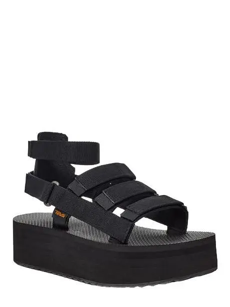 Teva Mevia Flatform Sandal - Black