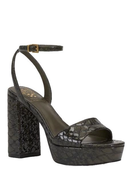 Vince Camuto Pendry Platform Sandals - Deep Forest