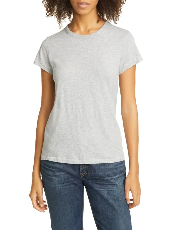Rag & Bone The Slub Tee - Heather Grey