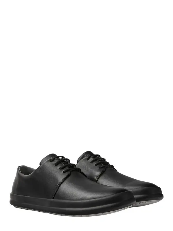 Camper Chasis Leather Sneaker - Black
