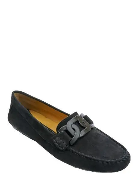 Vaneli Aiker Driving Loafer - Black Suede
