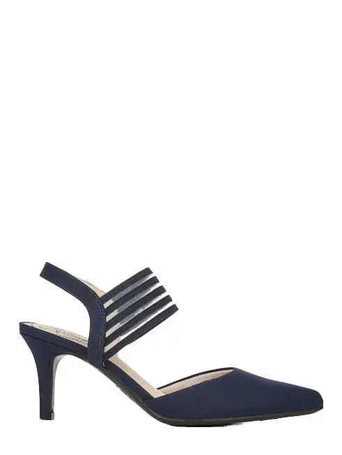 LIFESTRIDE Sanya Pointy-toe Pump - True Navy