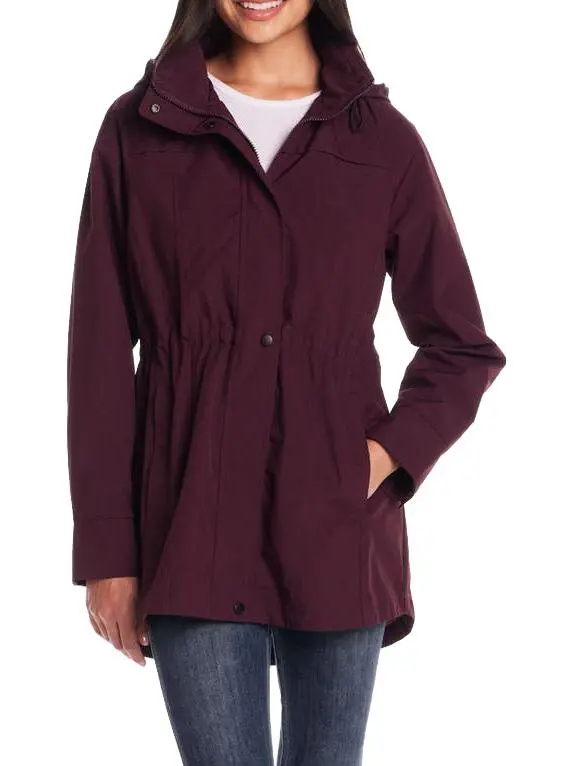 Gallery Water Resistant Packable Jacket - Blackberry