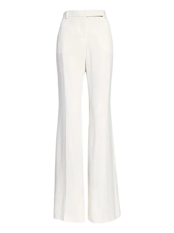 Alexander McQueen Bootcut Trousers - Ivory