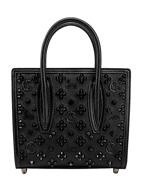 CHRISTIAN LOUBOUTIN Paloma S Mini Tote Bag - Black/ultrablack