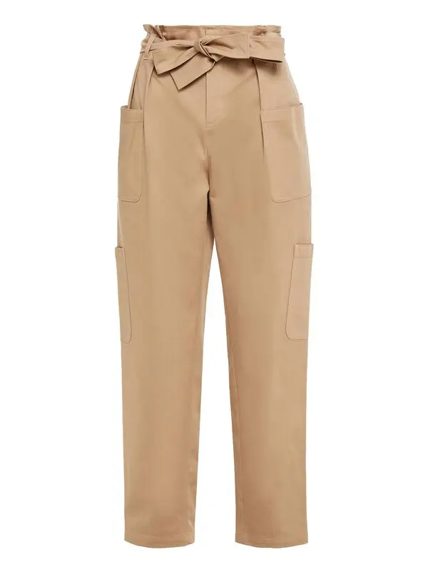 Red Valentino Pleated Tapered Pants - Beige
