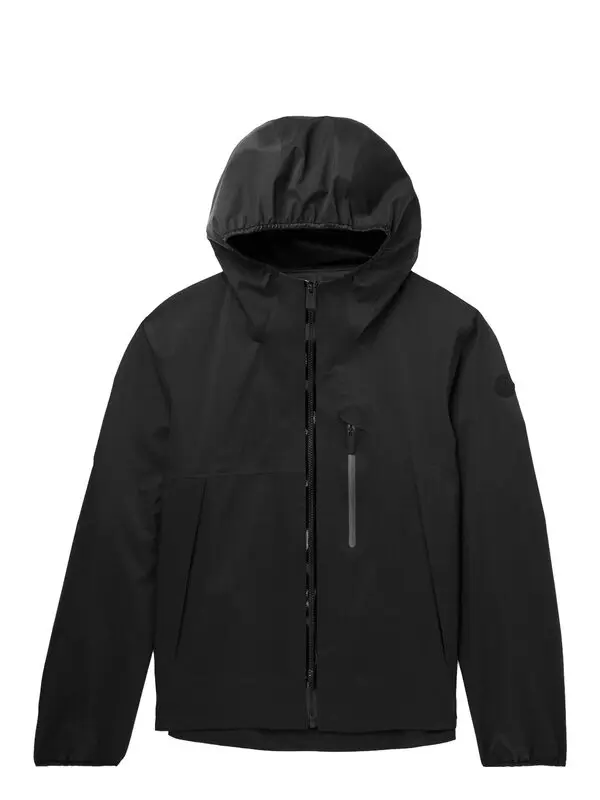 Moncler Sattouf Logo-print Hooded Jacket - Black