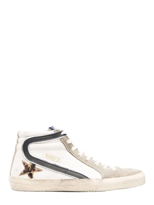 Golden Goose Slide High-top Sneakers - White