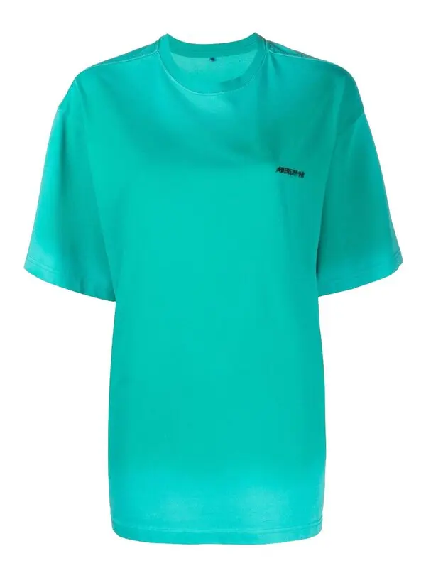 ADER ERROR Embroidered Logo T-shirt - Green