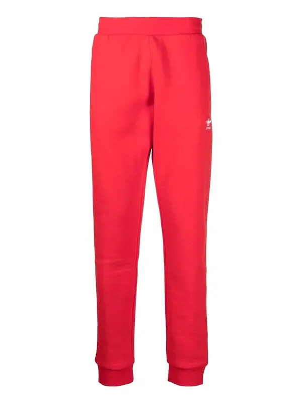 Adidas Embroidered-logo Joggers - Red