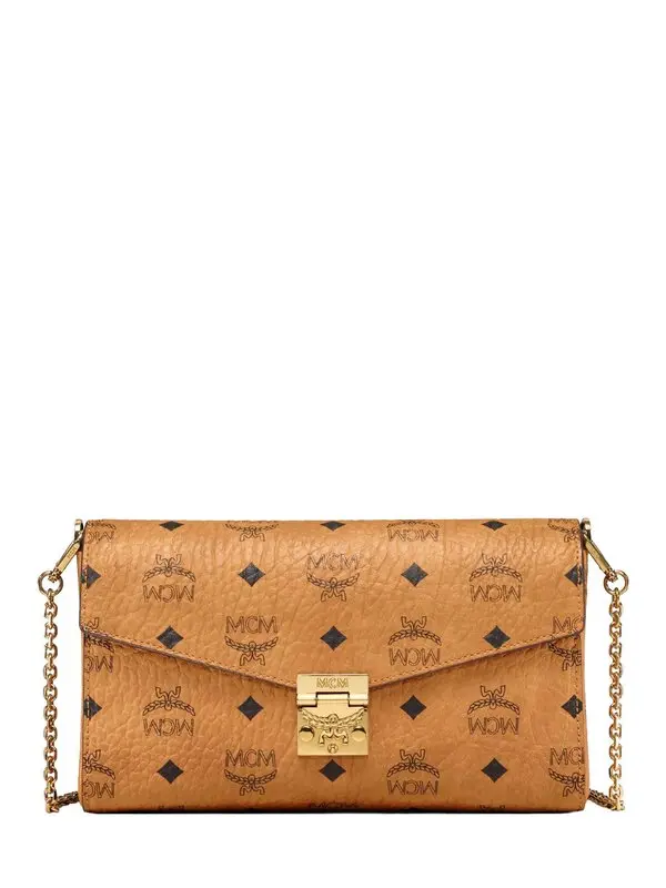 Mcm Tracy Crossbody Bag - Cognac
