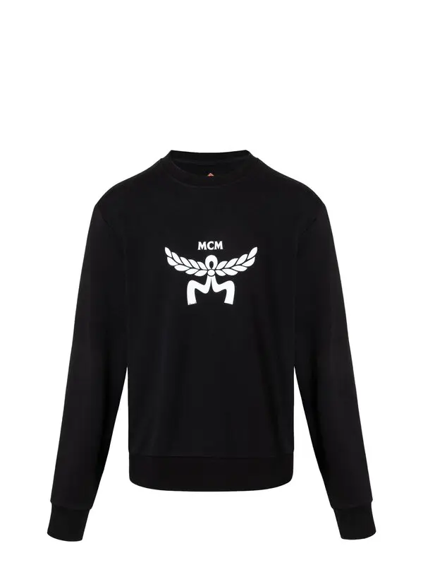 Mcm Classic Logo Sweatshirt - Black
