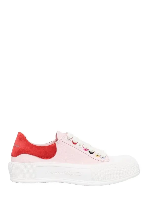Alexander McQueen Low-top Canvas Sneakers - Pink