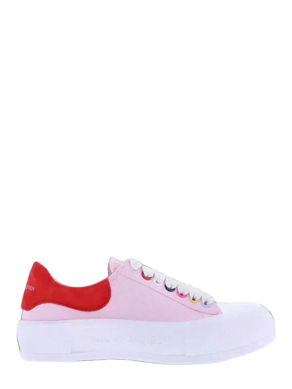 Alexander McQueen Low-top Canvas Sneakers - Pink