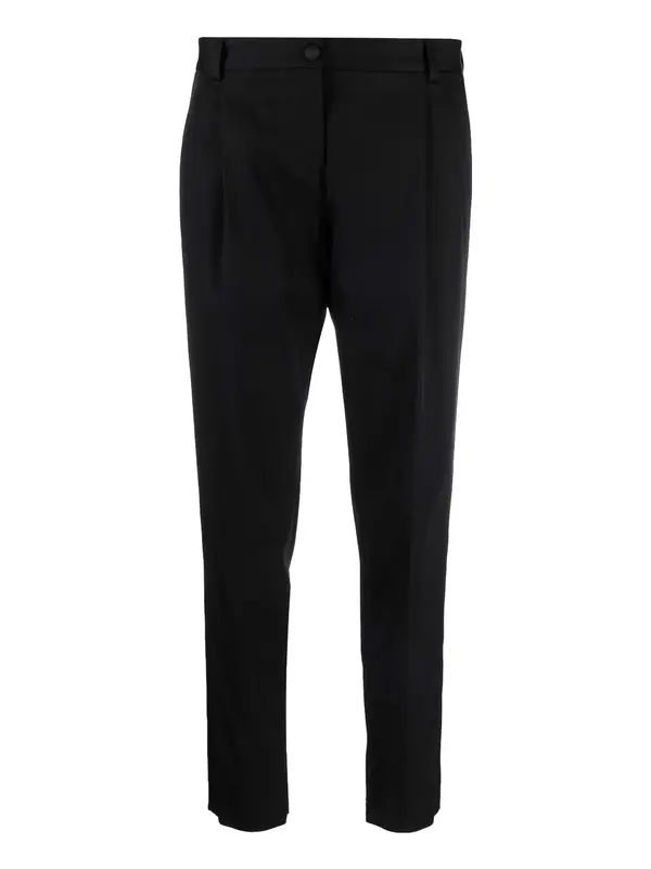 Dolce & Gabbana Tailored Mid-rise Trousers - Black