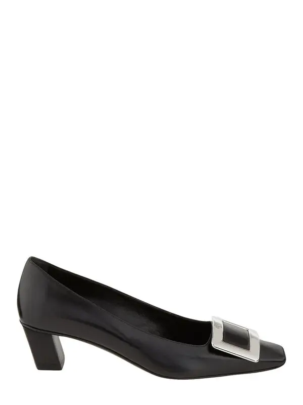 ROGER VIVIER Decollete Belle Vivier Ballerina Pumps - Black