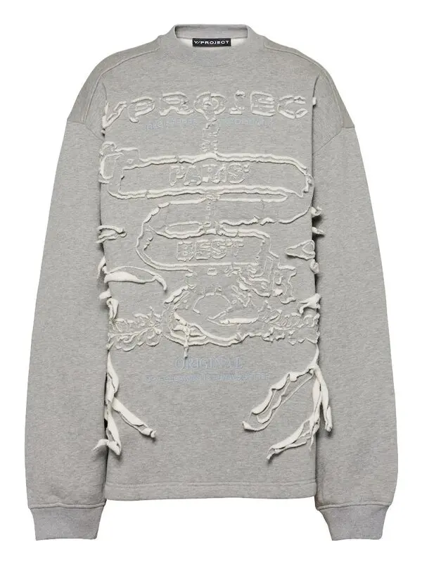 Y/project Printed Mini Skirt - Grey