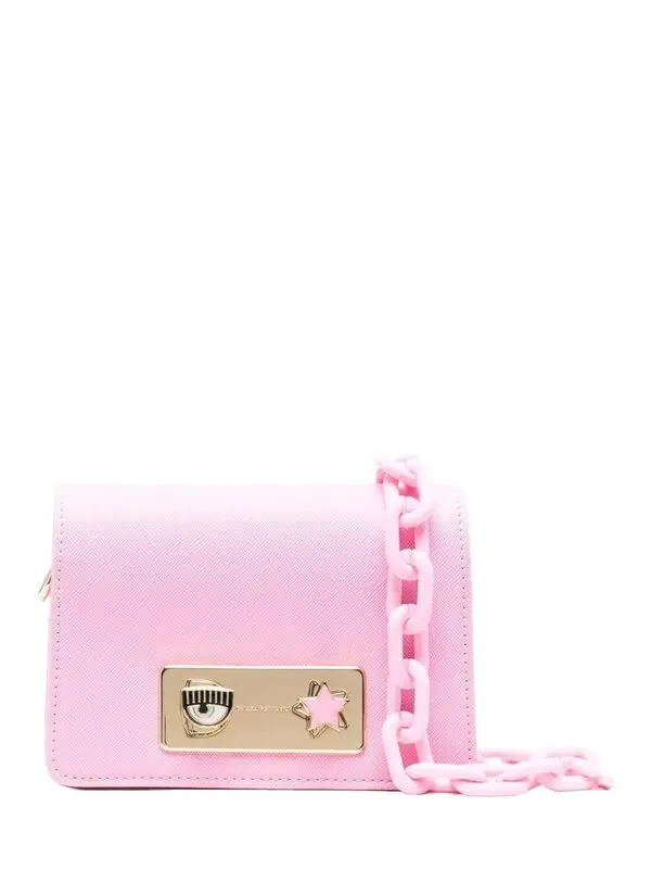 CHIARA FERRAGNI Eye Star Plaque Shoulder Bag - Pink