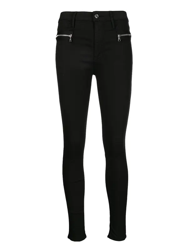 RtA Mid-rise Skinny Jeans - Black