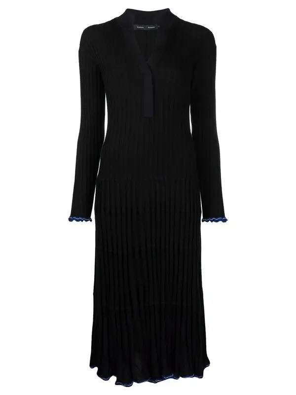 Proenza Schouler V-neck Dress - Black