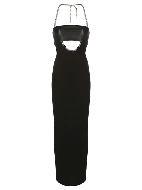 1017 Alyx 9sm Cut-out Fitted Maxi Dress - Black