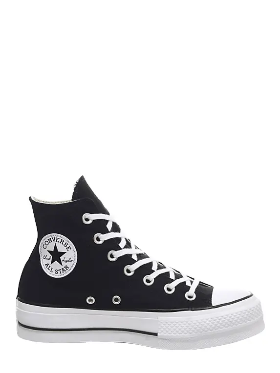 CONVERSE All Star Lift High-top Flatform Trainers - Black White